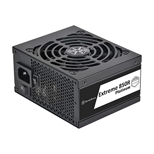 SilverStone Technology Extreme 850R Platinum Cybenetics Platinum 850W SFX12V 4.0 (ATX 3.0) & PCIe 5.0 SFX Power Supply, SST-EX850R-PM