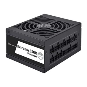 silverstone technology extreme 850r platinum cybenetics platinum 850w sfx12v 4.0 (atx 3.0) & pcie 5.0 sfx power supply, sst-ex850r-pm