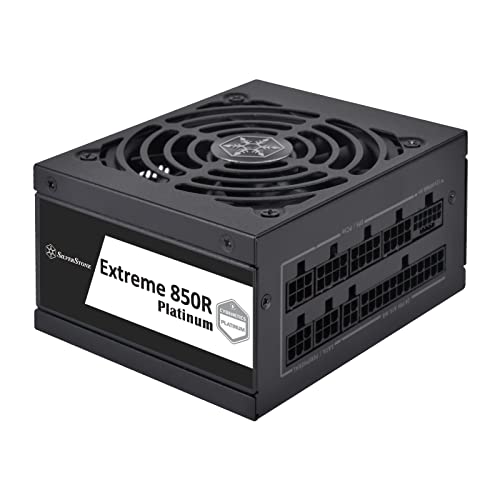 SilverStone Technology Extreme 850R Platinum Cybenetics Platinum 850W SFX12V 4.0 (ATX 3.0) & PCIe 5.0 SFX Power Supply, SST-EX850R-PM