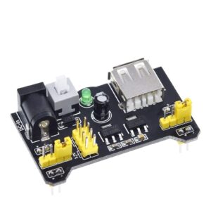 hiigh 1pcs mb-102 bread board dedicated power module compatible 5v, 3.3v breadboard power module