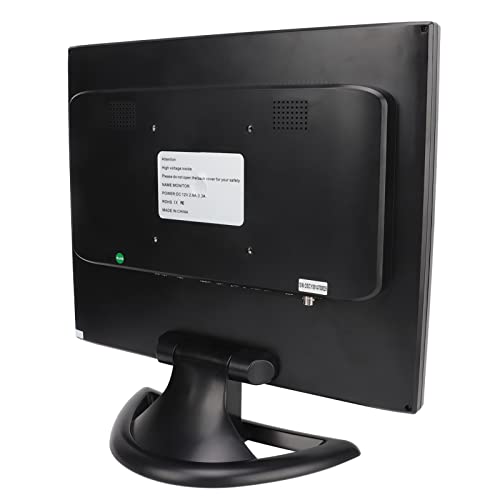 LED Computer Monitor, 17 Inch PC Monitor HD 720P 1080P Multimedia Interface Dual Speakers for Laptop Monitoring (US Plug)