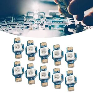 WS2812 RGB LED Module, Low Drive Voltage Simple Circuitry 10Pcs WS2812 LED Module PCB for Microcontroller