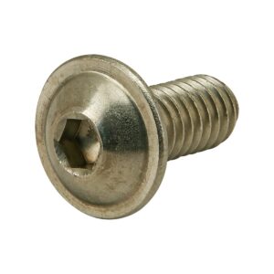 3607, fractional, 5/16-18 x 0.687 flanged button head socket cap screw (fbhscs) stainless steel ss (25 pack)