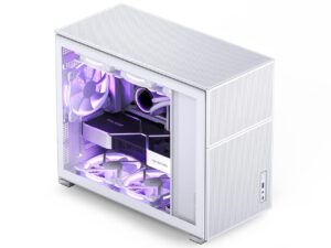 jonsbo d31 mesh white micro atx computer case, m-atx/itx mainboard/support rtx 4090(335-400mm) gpu 360/280aio,power atx/sfx: 100mm-220mm multiple tool-free design,white