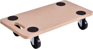 arnot furniture dolly, furniture movers with wheels, heavy duty 4 wheels moving dolly, for piano couch fridge, securely holds 500 lbs, (23" x11.5" platform)