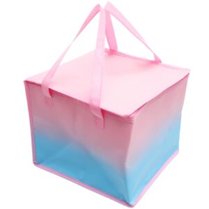 sherchpry cake insulation bag insulated shopping bag hot bags food warmer grocery bag portable thermal food bag reusable grocery bag ice bag high capacity non-woven fabric