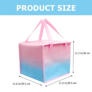 SHERCHPRY Cake Insulation Bag Insulated Shopping Bag Hot Bags Food Warmer Grocery Bag Portable Thermal Food Bag Reusable Grocery Bag Ice Bag High Capacity Non-woven Fabric