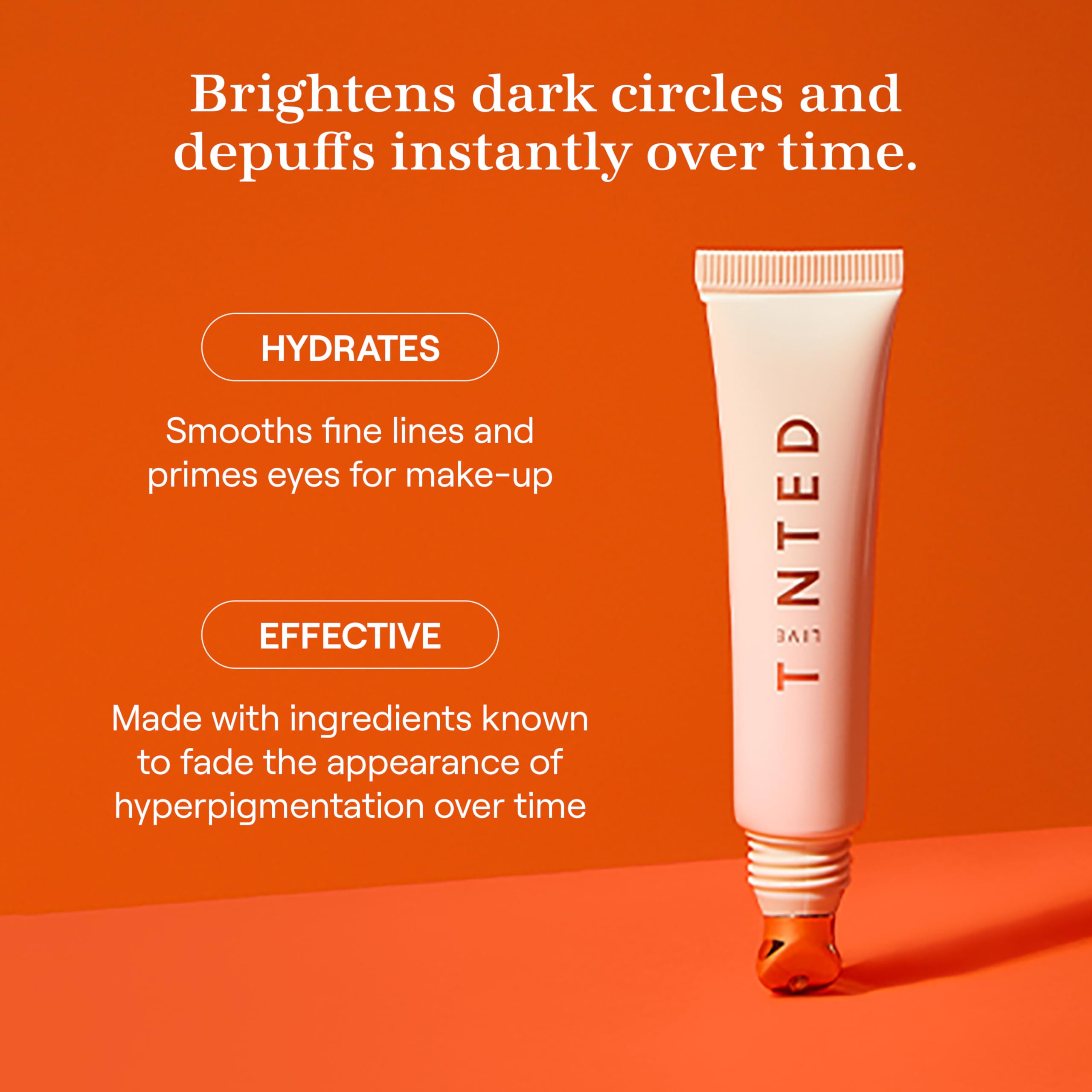 Live Tinted Superhue Brightening Eye Cream - Instantly Refreshes and Brightens - Hydrating & Soothing - Cooling Applicator - Niacinamide & Vitamin C 0.5 fl oz