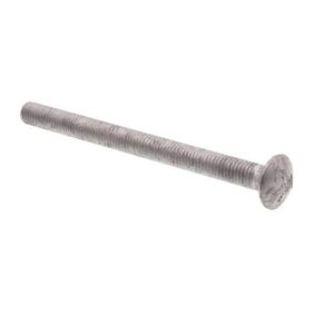 carriage bolts 1/2in-13 x 6-1/2in a307 grade a hot dip galv steel 5pk