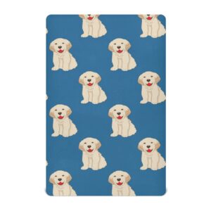 labrador golden retriever dog baby crib sheets soft toddler bed sheets breathable mattress cover baby sheets for stroller crib mattress infant unisex girl, 52 * 28 * 9in