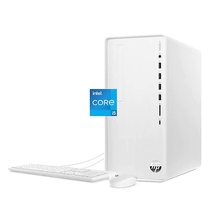 HP 2022 TP01 Pavilion Business Desktop Intel 12th Gen 6-Core i5-12400 64GB RAM 1TB PCIe SSD 2TB HDD Intel UHD Graphics HDMI VGA USB-C WiFi AX BT RJ-45 Windows 10 Pro w/RE USB