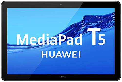 Huawei Mediapad T5 Tablet - 10.1" WiFi + 4G LTE - 3 GB RAM - 32 GB SSD - Android 8.0 Oreo - Black - microSD Supported GSM Unlocked (Renewed)