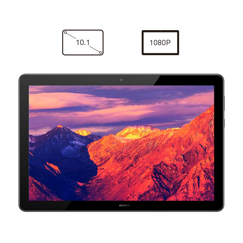 Huawei Mediapad T5 Tablet - 10.1" WiFi + 4G LTE - 3 GB RAM - 32 GB SSD - Android 8.0 Oreo - Black - microSD Supported GSM Unlocked (Renewed)