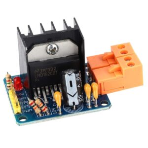 dc motor drive module, lmd18200 adjustable speed h-bridge motor drive module stepper motor drive controller board with power indication 3a 75w