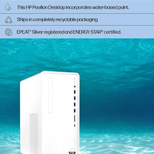 HP 2022 TP01 Pavilion Business Desktop Intel 12th Gen 6-Core i5-12400 64GB RAM 1TB PCIe SSD 2TB HDD Intel UHD Graphics HDMI VGA USB-C WiFi AX BT RJ-45 Windows 10 Pro w/RE USB