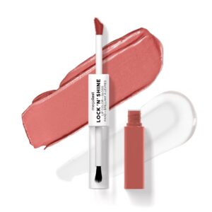 wet n wild megalast lock 'n' shine lip color + gloss nude illusion