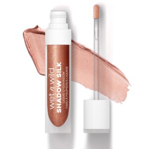 wet n wild shadow silk liquid eyeshadow heart of rose gold