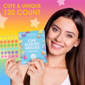 JOLVKA Star Blemish Patch-Hydrocolloid Blemish Patches (120 Patches)-Cute Blemish Patches -Starface Blemish Blemish Patches-Vegan And Cruelty-Free Skincare