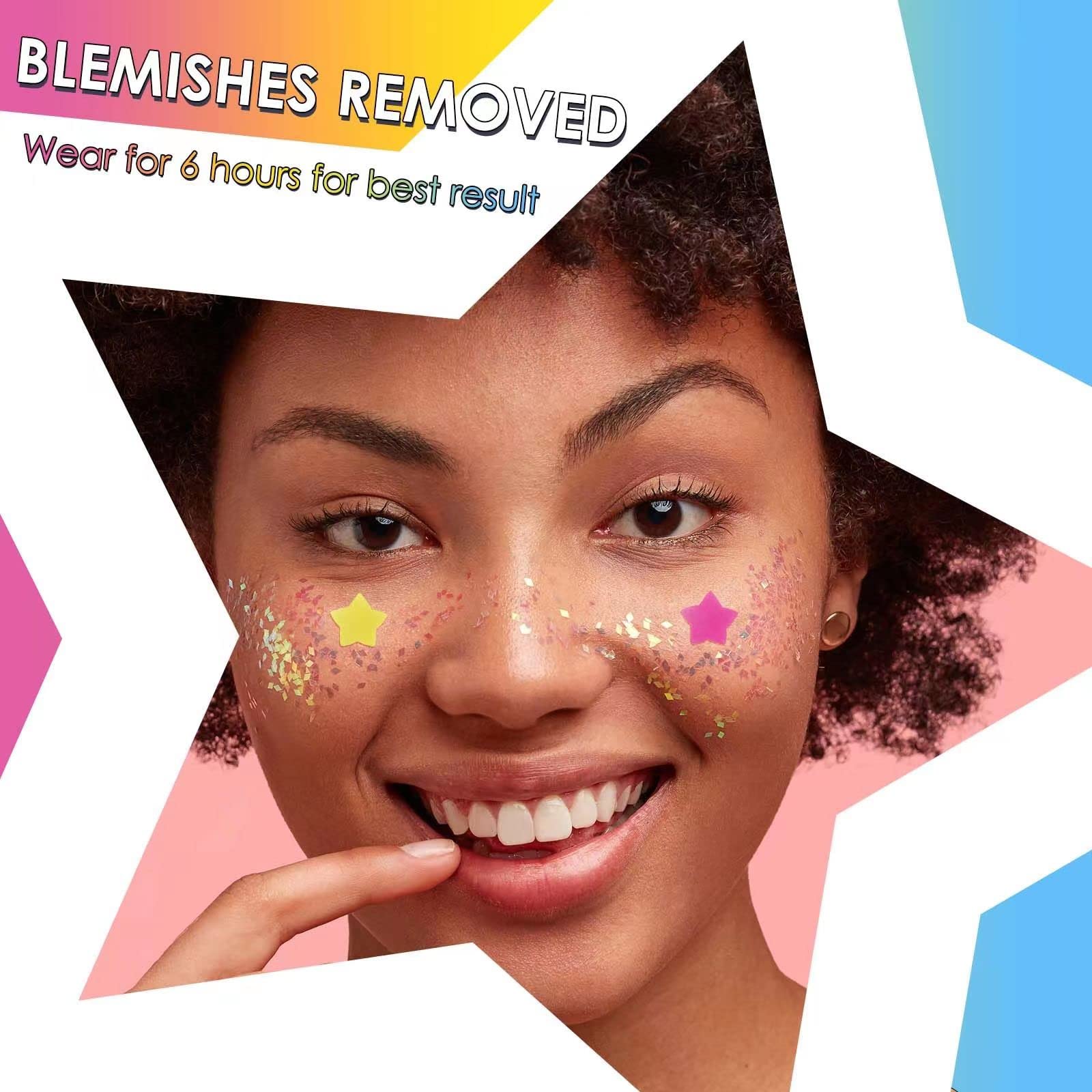 JOLVKA Star Blemish Patch-Hydrocolloid Blemish Patches (120 Patches)-Cute Blemish Patches -Starface Blemish Blemish Patches-Vegan And Cruelty-Free Skincare