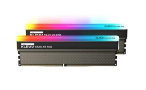 klevv cras xr rgb ddr4 16gb (2x8gb) 4000mhz cl19 1.4v gaming desktop ram memory sk hynix chip xmp 2.0 ready (kd48gu880-40b190z)