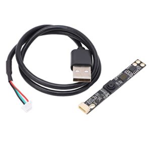 USB Camera Board, MJPEG Camera Module 66° No Distortion Durable 1MP Black for Restricted Locations. for Smart TV