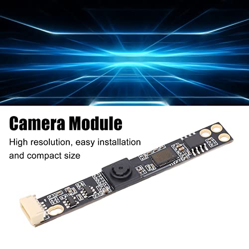 USB Camera Board, MJPEG Camera Module 66° No Distortion Durable 1MP Black for Restricted Locations. for Smart TV