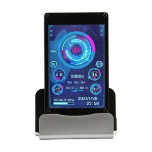 3.5 inch computer temp monitor, aida64 pc temperature secondary screen, screen cpu gpu ram temperature data monitor, pc sensor panel display for pc argb computer case