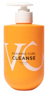 vc curl foaming curl cleanse clarifying shampoo for all curly hair 12oz