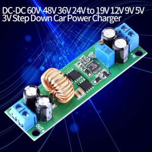 Step Down Module, DC to DC Step Down Converter Adjustable Power Supply Module Voltage Step Down Converter Board, 6.5V-60V to 1.25-30V Maximum 10A