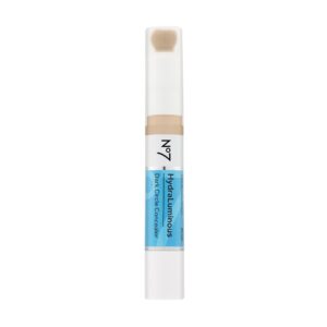 no7 hydraluminous concealer - shade 2 - full-coverage under eye concealer for dark circles with caffeine & ceramides - hydrating & brightening concealer for dark under eye area (3.9ml)