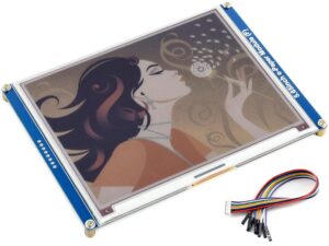 waveshare 5.65inch e-ink display hat 7-color acep e-paper display 600x448 pixels for raspberry pi 4b/3b+/3b/2b/zero/zero w/zero wh and jetson nano