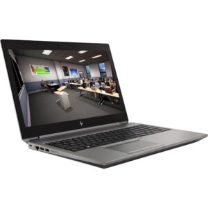 HP ZBook 15 G6 15.6" FHD Core i7-9850H 2.6GHz, 16GB RAM, 512GB SSD, Windows 11 Pro 64Bit, CAM, NVIDIA Quadro T1000 4GB (Renewed)