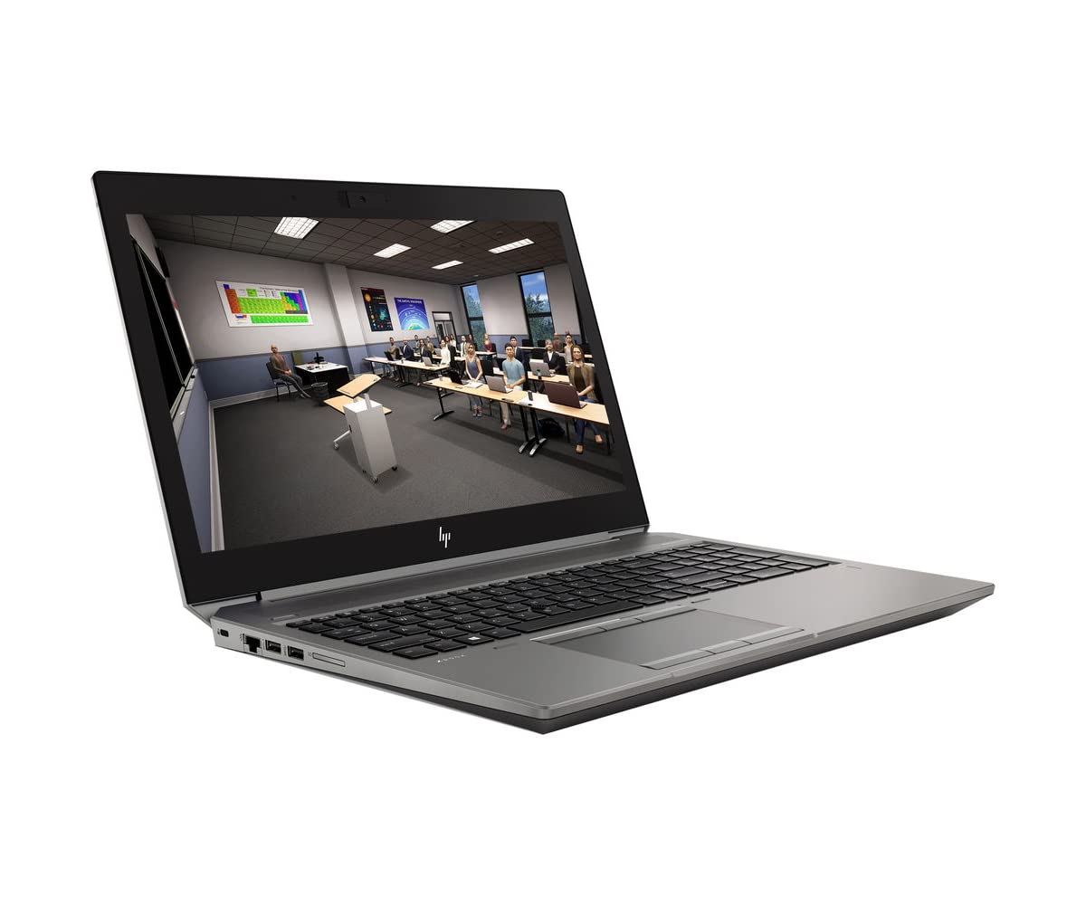 HP ZBook 15 G6 15.6" FHD Core i7-9850H 2.6GHz, 16GB RAM, 512GB SSD, Windows 11 Pro 64Bit, CAM, NVIDIA Quadro T1000 4GB (Renewed)