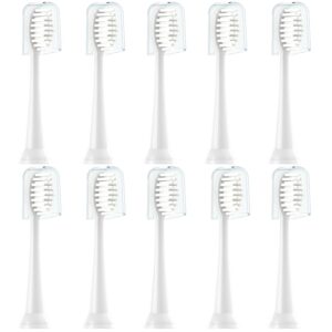 CILGEWH Replacement Toothbrush Heads 10 Pack Compatible with TAO Clean Electric Toothbrush,White