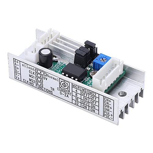 Pwshymi Stepper Motor Driver, High Integration Level Small Size Easy to Install Foolproof Stepper Motor Driver Module for Industrial Control System