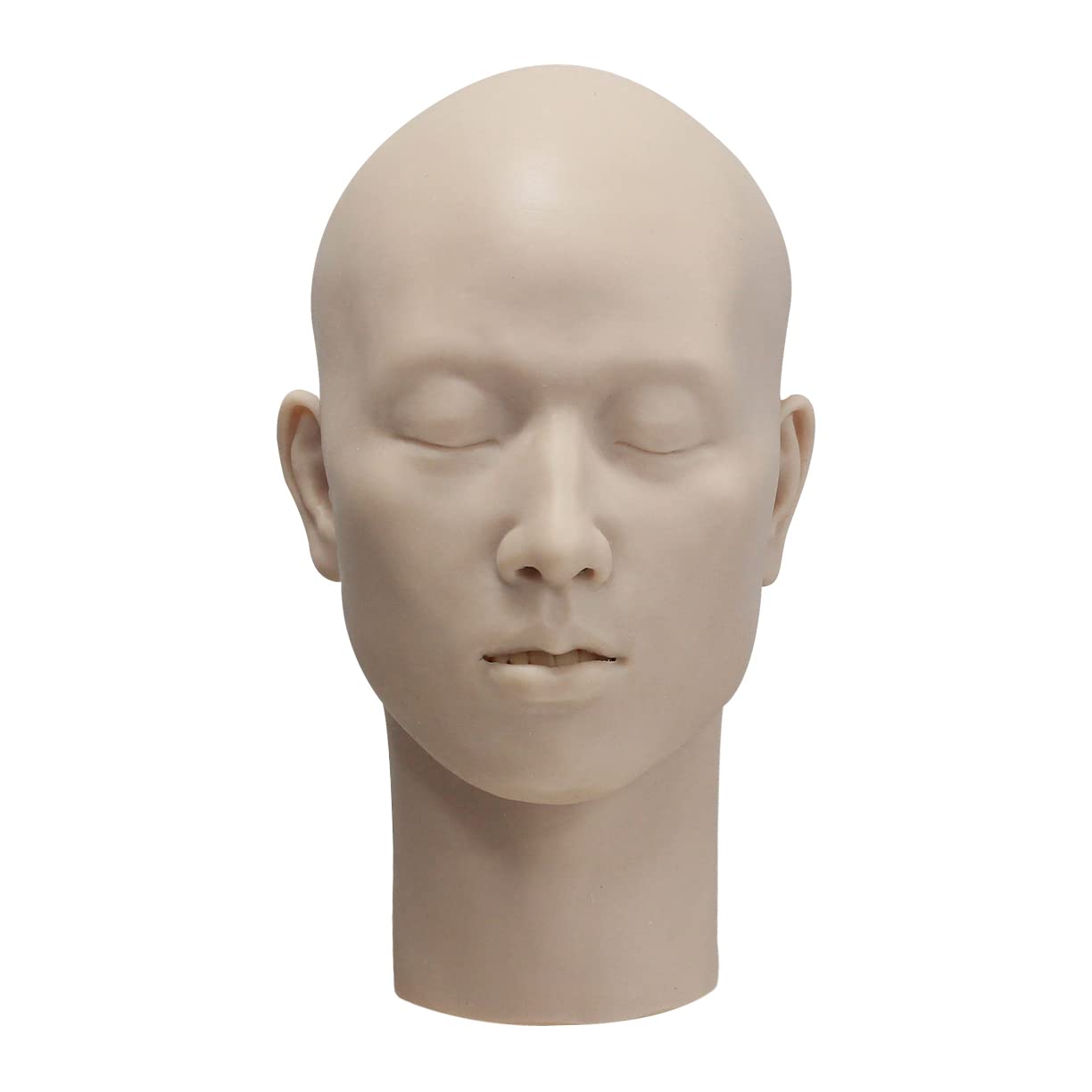 SFXKOREA SFX.Silicone Dummy Head (Man 1), Medical Research and Testing, Medical Demonstration, Medical Training, Hairdressing Training, Display Manequin