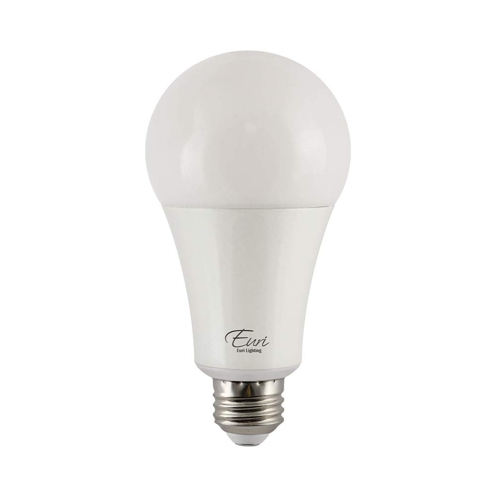 Euri Lighting EA21-22W1050eh, LED A21 22W (150W Equivalent), 2550lm, Dimmable, 5000K (Cool White) E26 Base, Fully Enclosed Rated, Damp Rated, UL & Energy Star, 3YR 25K (Pack of 50,50 Count Total)