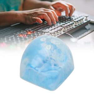 Gaming Keycaps, Hand Carved DIY Resin Keycaps for Cherry MX Switch Keyboard, Vivid Color, Gift for Home,Girl,Boy to DIY Gaming Keyboard (Blue)