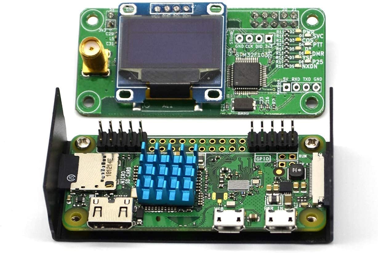 GOOZEEZOO MMDVM Hotspot Spot Radio Station WiFi Digital Voice Modem Work Contained with Raspberry Pi Zero W with Firmware V4.1.5 UHF Supports C4FM YSF POCSAG NXDN DSTAR P25 DMR