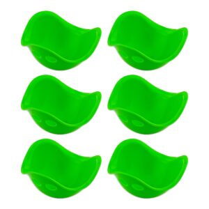 goji baby mini stackable toys - 6 pack wobble toys - educational sensory toys for toddlers - perfect for elementary school students, classrooms, playrooms, and daycares - ages 1-10 (green)