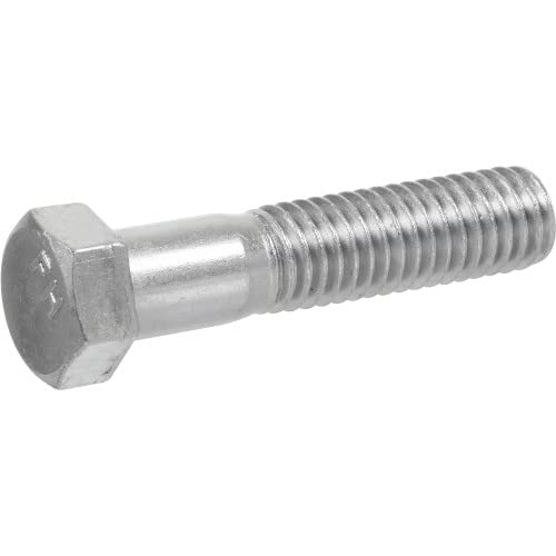 Hillman 190306 0.5-13 x 2 in. Grade 2 Hex Bolts Zinc Plated - Pack of 50