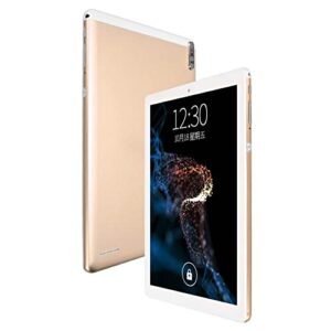 lonuo gold plate 10.1 inch ips 13mp hd camera 100-240v 5g wifi gaming tablet (us plug)