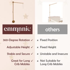 Gold Crib Mobile and Adjustable Crib Mobile Arm