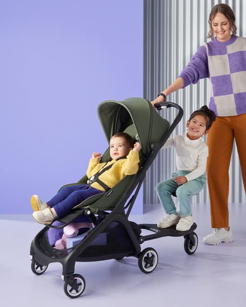 Bugaboo Butterfly Comfort Wheeled Board +, Compatible with Bugaboo Butterfly Pushchair, Buggy Board with Removable Seat for Toddlers, Sit and Stand Option and Flexible Board Position