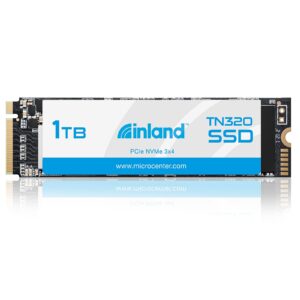 INLAND TN320 1TB NVMe M.2 PCIe Gen3x4 2280 Internal Solid State Drive SSD - Up to 2000 MB/s, 3D NAND, Storage and Memory for Laptop & PC Desktop