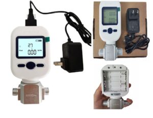 digital gas mass flow meter air argon nitrogen oxygen flow rate meter range 0-100l/min mf5708