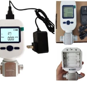 Digital Gas Mass Flow Meter Air Argon Nitrogen Oxygen Flow Rate Meter Range 0-100L/Min MF5708