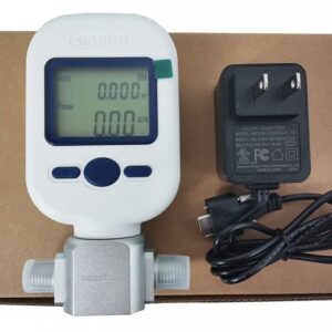 Digital Gas Mass Flow Meter Air Argon Nitrogen Oxygen Flow Rate Meter Range 0-100L/Min MF5708