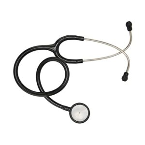 Stethoscope, Stethoscope Teaching Stethoscope, Fetal Heart Stethoscope, Dual Head, Double Head Soft Ear Plugs Amplifies Sounds Stainless Steel Professional