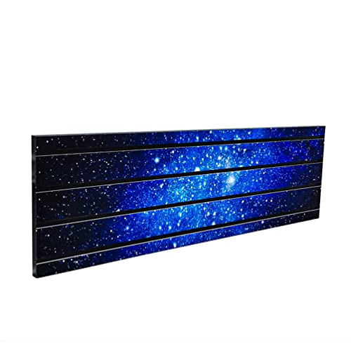 FixtureDisplays® Horizontall Slatwall Panel with Laminated Art 40 Inches Wide x 12 Inches Tall Star Universe Galaxy 10152-40 * 12"-SL